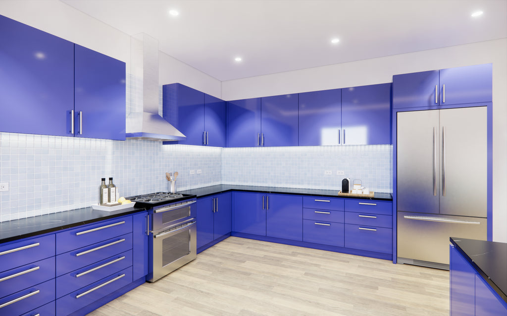 Modern Blue Blueberry Kitchens – Quality Kitchens For Less