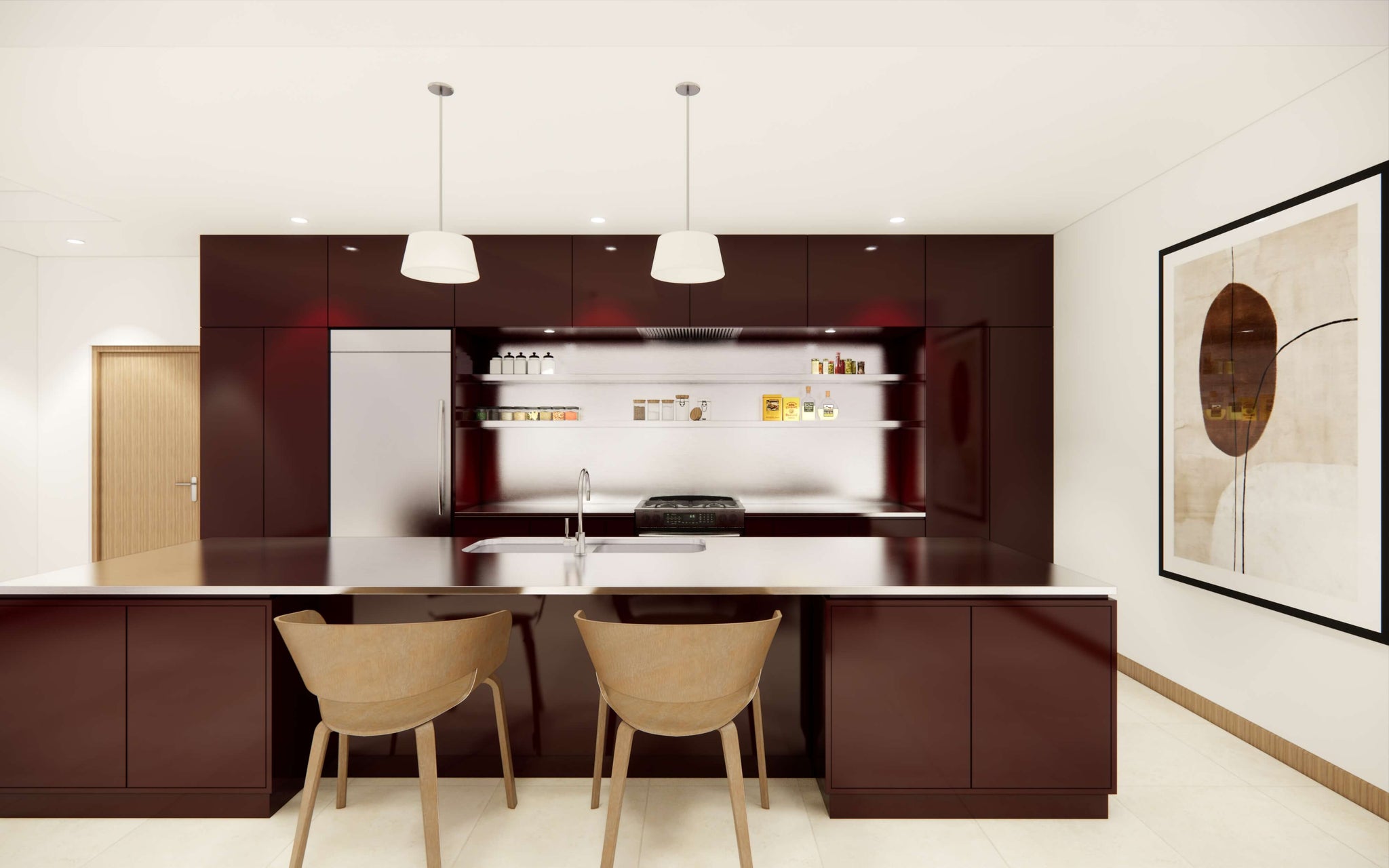 PLUM Cabinetry | Purple Kitchen Cabinets | Modern Purple Kitchen ...