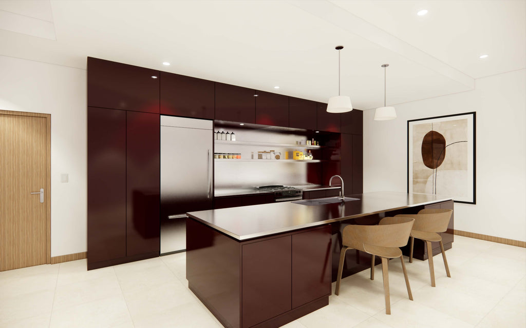 PLUM Cabinetry | Purple Kitchen Cabinets | Modern Purple Kitchen ...