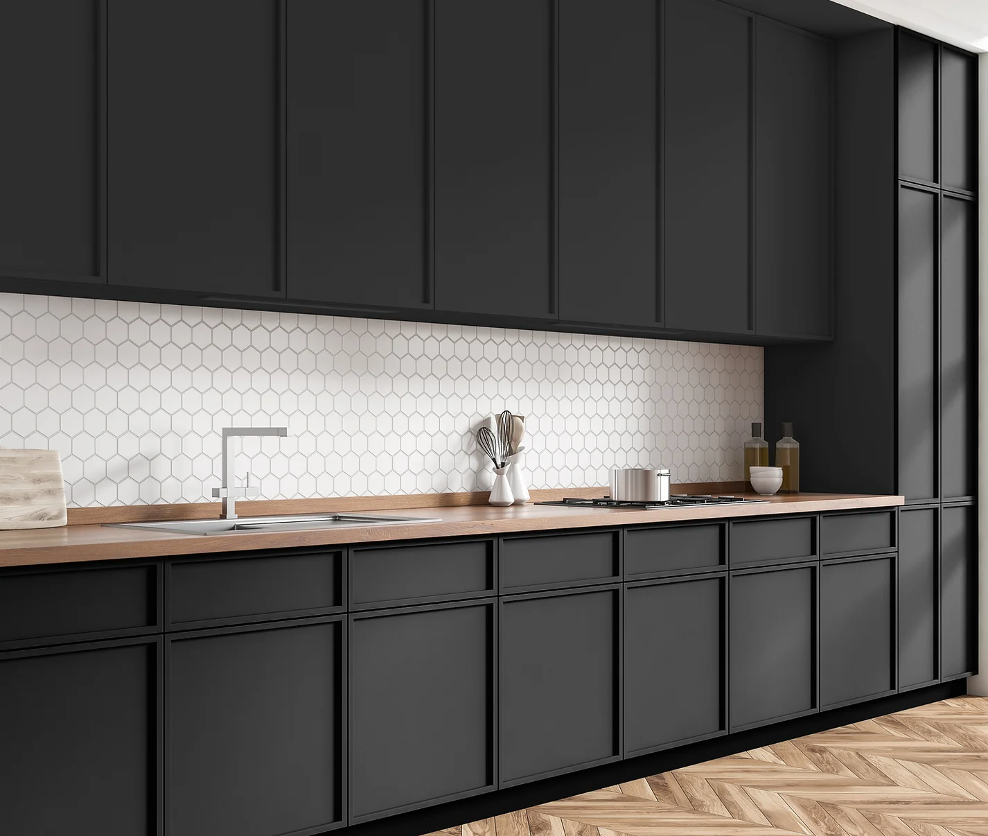 Petite Slim Black Shaker – Quality Kitchens For Less